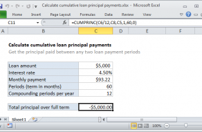 Calculate loan interest in given year - Excel formula | Exceljet